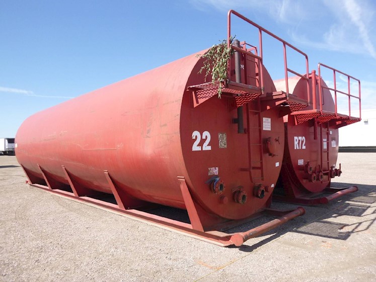 Custom Built 500 Barrel Skid Mounted Frac Tank (2622) for sale $7,000 ...